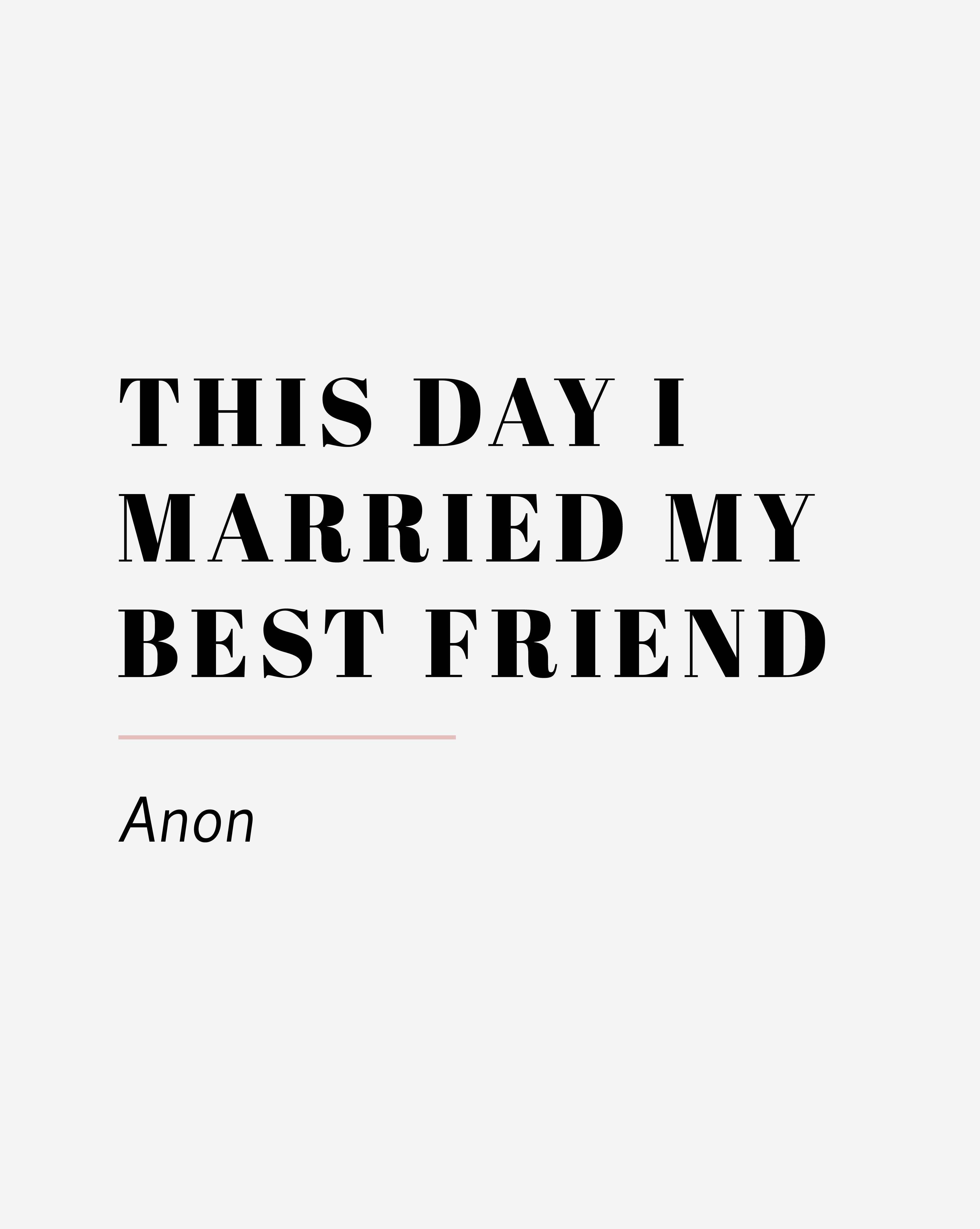 Married My Best Friend Poem My Best Friend's Wedding | Improve Your