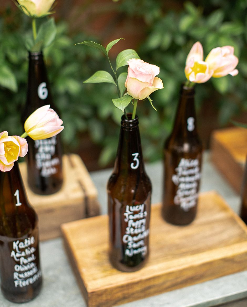 Table Plan DIY - How to Make a Bottle Table Plan for Under £25