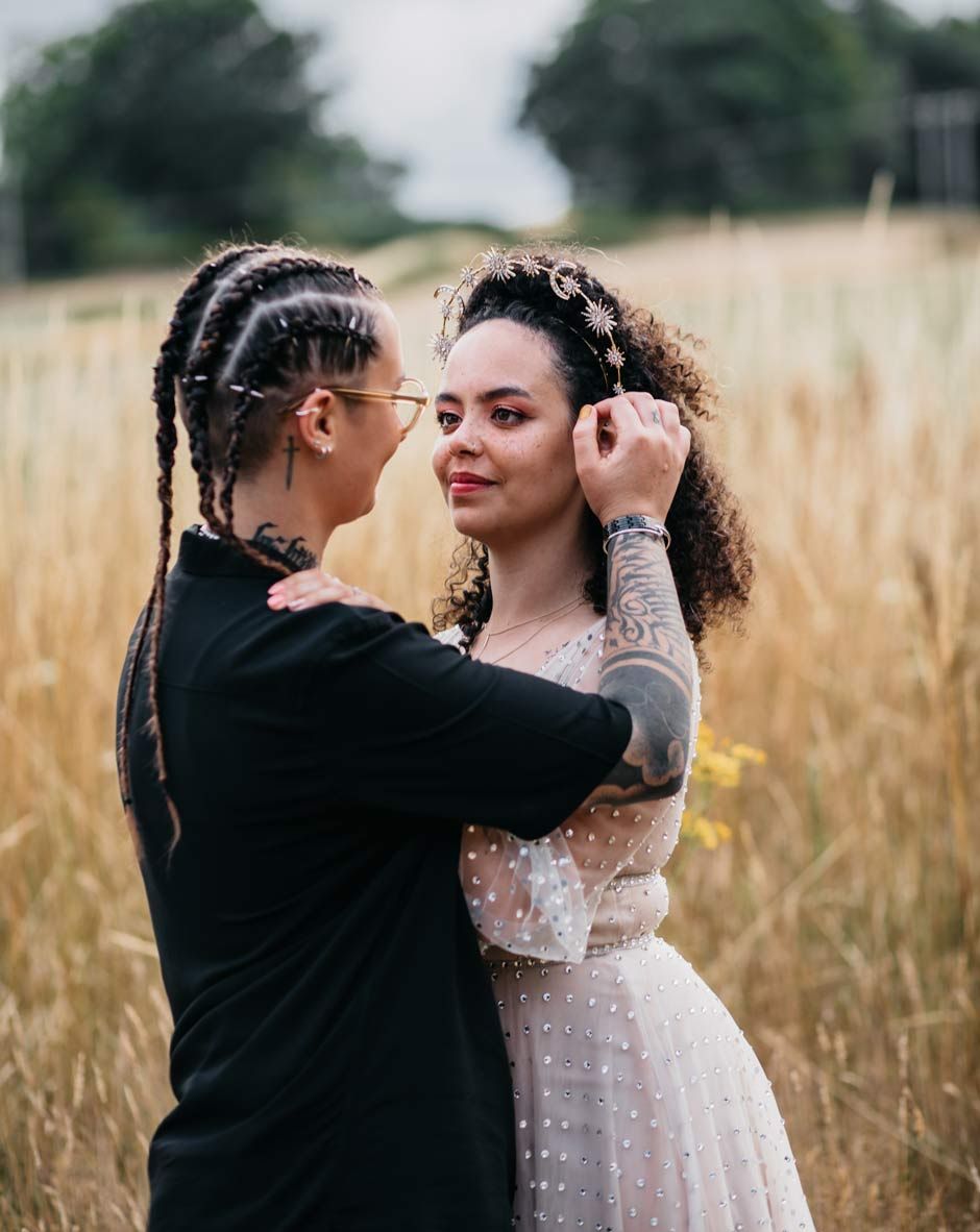 Viking Themed Wedding With Handfasting Ceremony & Celestial Crown