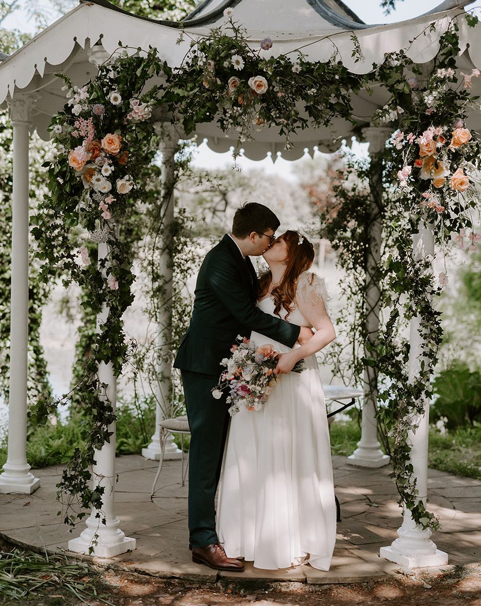 Spiritual Wedding at Preston Court with Moon Maidens & Lantern Parade