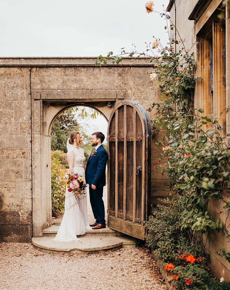 Coombe Lodge Wedding With Bright Flowers & Pumpkin Decor